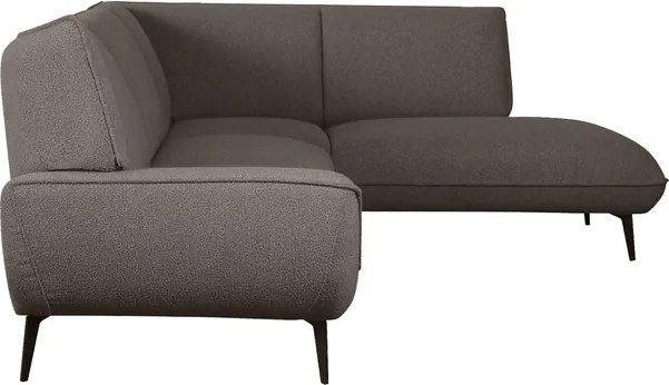 LABEL51 Pohovka do tvaru L PESARO hnědá 247cm pravá MS-81.020