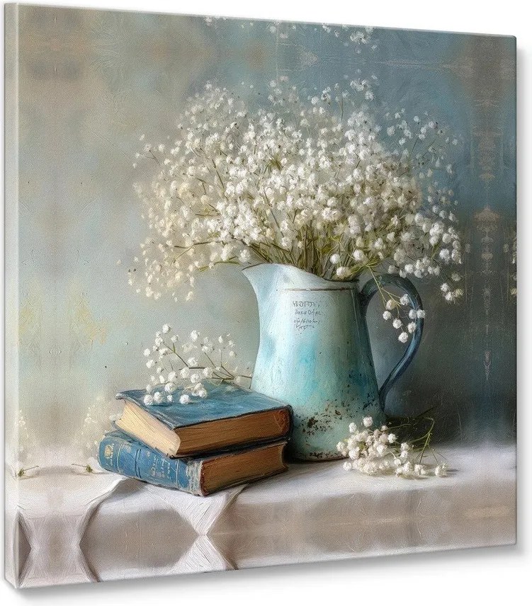 Tištěný obraz na plátně 32x32 cm Gypsophila – Styler