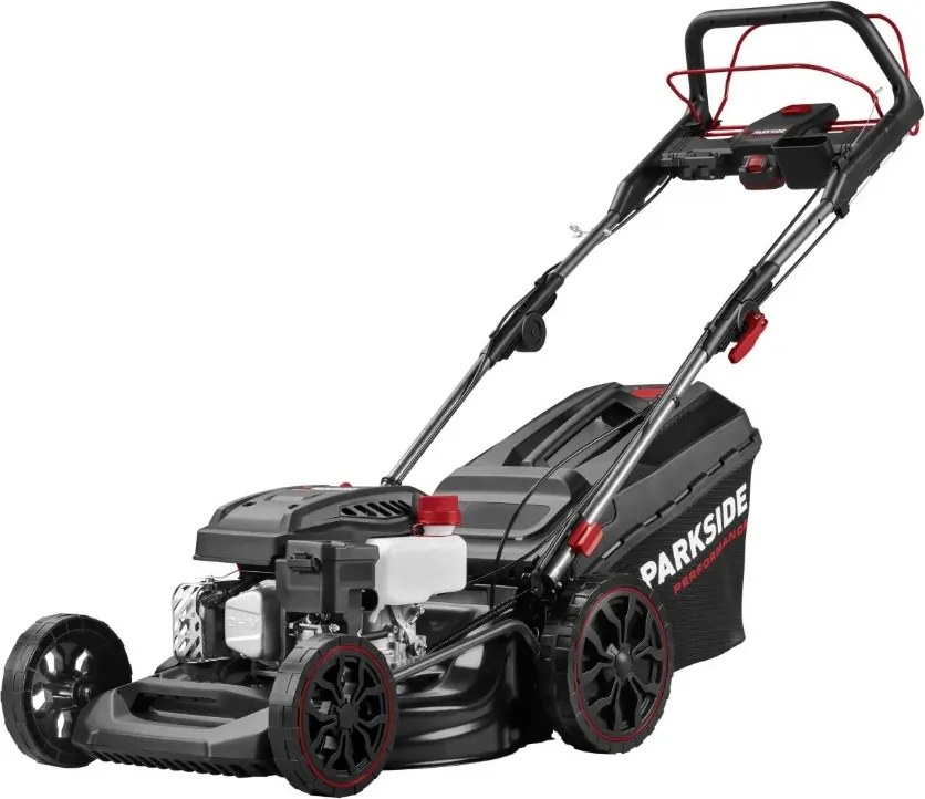 Parkside Performance Benzínová sekačka na trávu s pojezdem a s elektrickým startováním PPBRM 46 B2