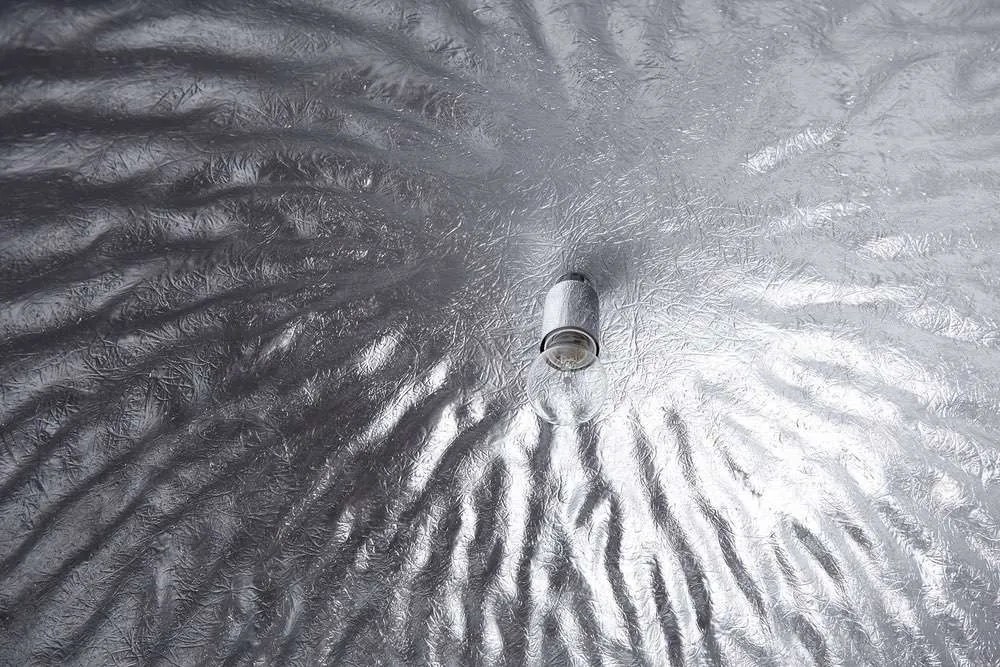 Glimer 50cm bílo-stříbrná