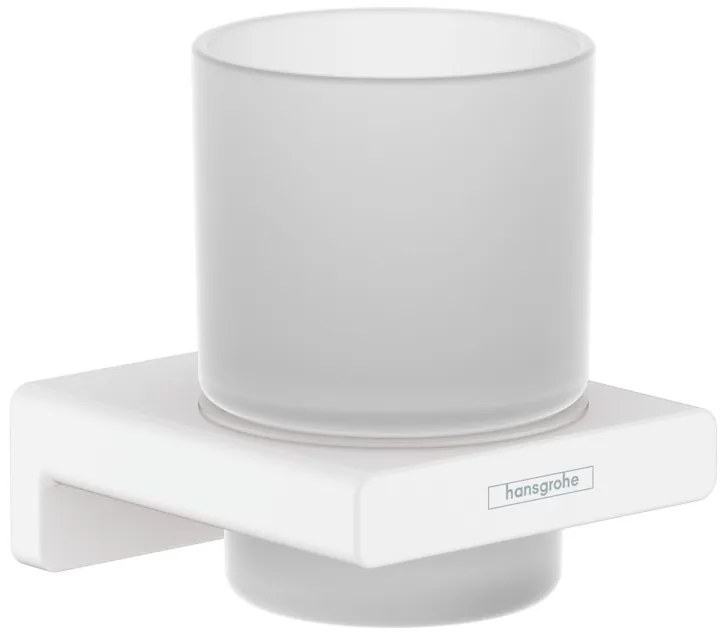 Hansgrohe AddStoris, nádobka na ústní hygienu, matně bílá, HAN-41749700