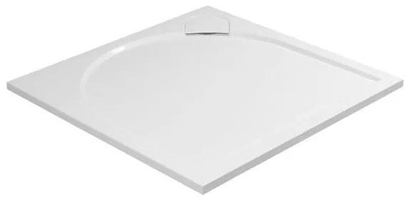 Gelco G5 Larca Sprchová vanička, 1000x1000 mm, litý mramor, bílá PL001