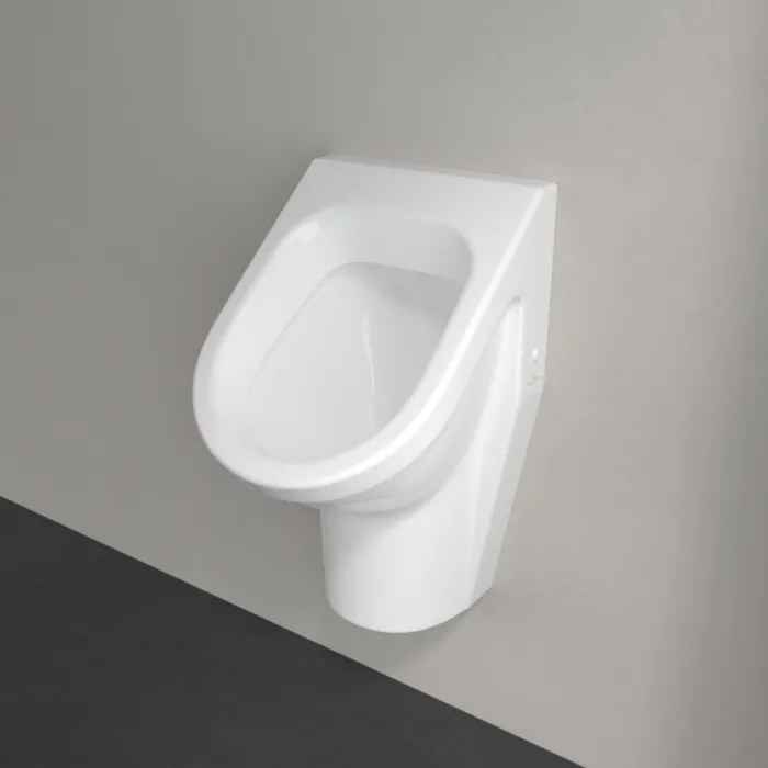 VILLEROY & BOCH Villeroy &amp; Boch ARCHITECTURA - Odsávací pisoár, 355x385 mm, přívod vody skrytý, bílá alpin 55740001