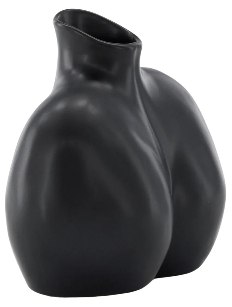 Váza Harvey, černá, 17x10x15
