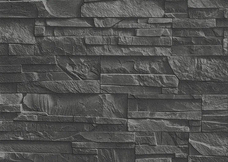 475036 Luxusní vliesová tapeta na zeď Factory 2 imitace kamenné zdi, velikost 10,05 m x 53 cm