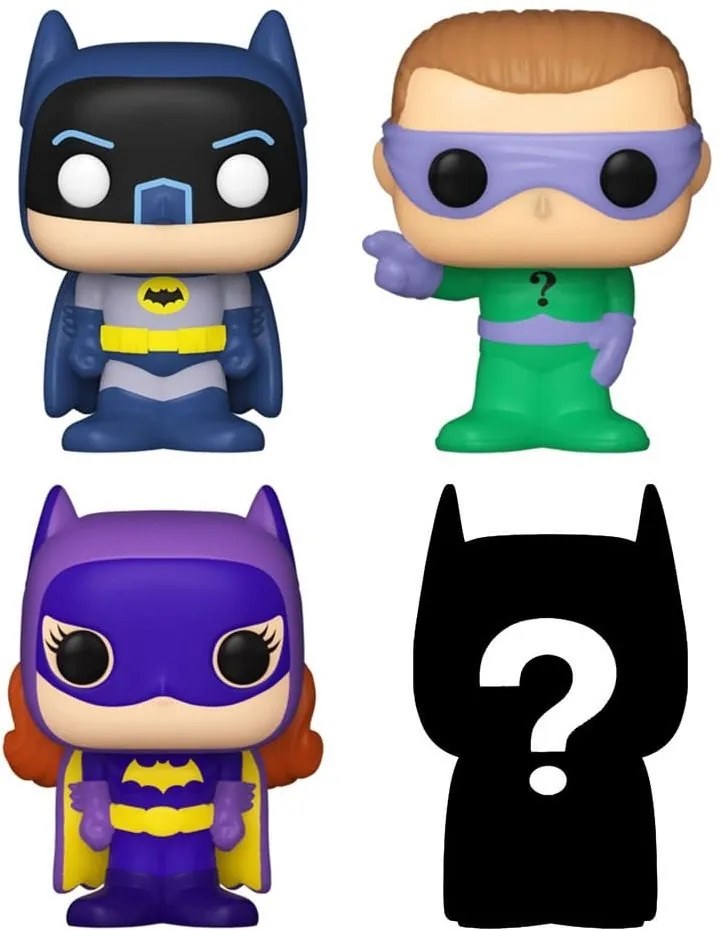 Funko bitty pop: dc- batman adam west 4pk