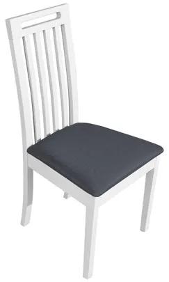 Jídelní židle ROMA 10 Tkanina 11B Bílá
