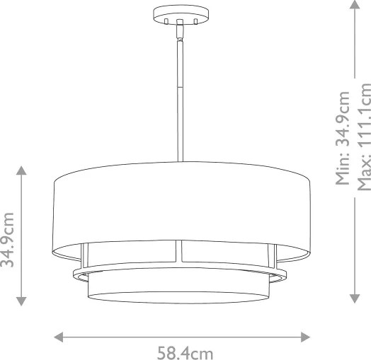 Hinkley HK-GRAHAM-L-BK - Přisazený lustr GRAHAM 4xE14/40W/230V černá