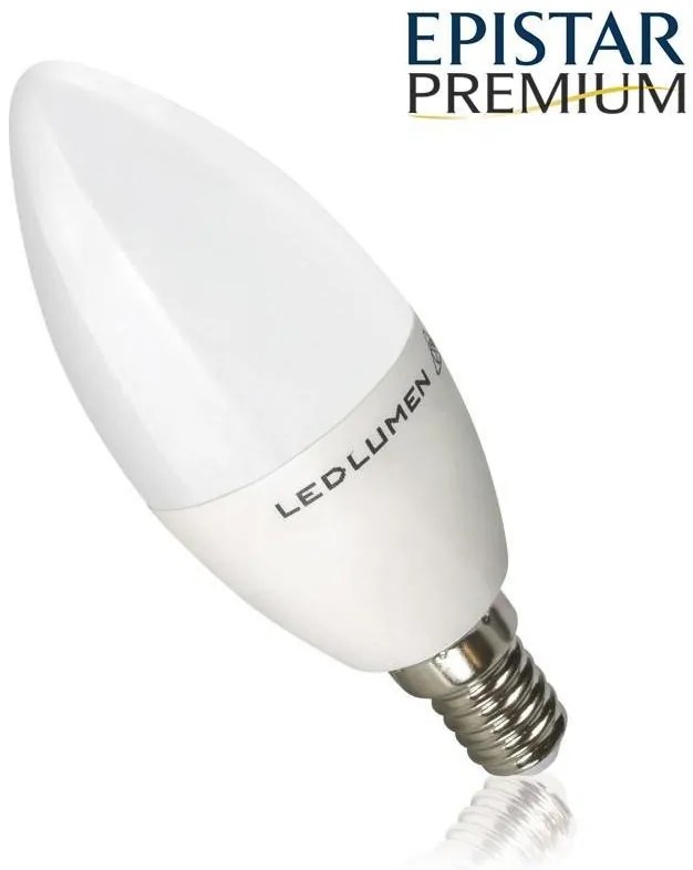 Ledlumen LED žárovka 8W 15x2835 E14 806lm CCD NEUTRÁLNÍ BÍLÁ