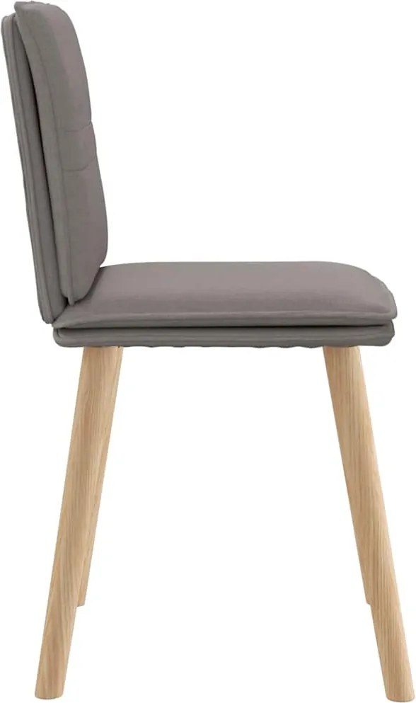 Jídelní židle 4 ks taupe textil 3315361