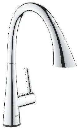 Grohe ZedraTouch - Elektronická dřezová baterie s výsuvnou sprškou, chrom 30219002
