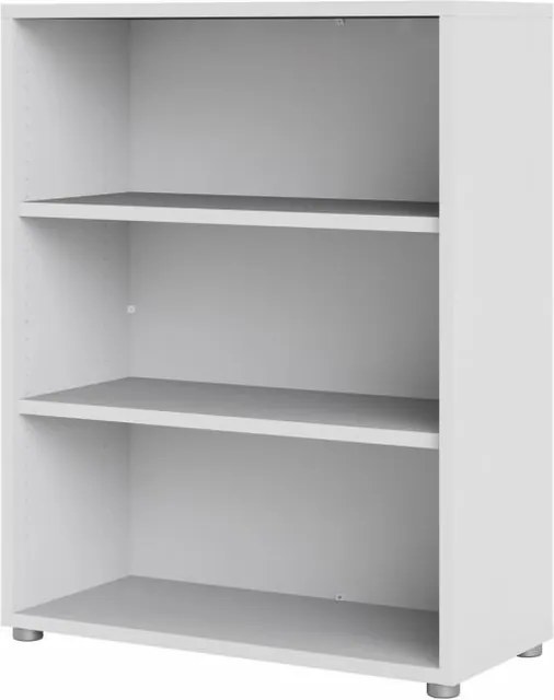 Skříň Modulo 89 x 40 x 113 cm, zásuvky a dveře, bílá / dub sonoma