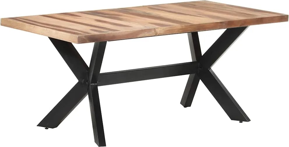 Jídelní stůl 180x90x75 cm masiv s medovou povrchovou úpravou 321548