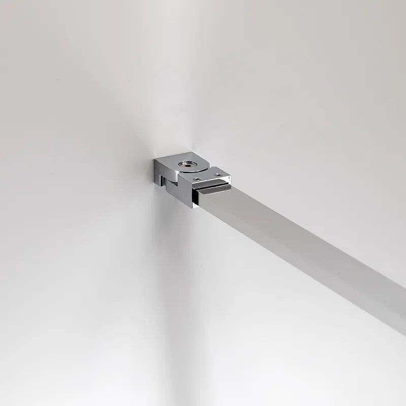 BPS-koupelny Posuvná bezrámová sprchová zástěna HYD-ATA 150 chrom/transparent - bez vaničky