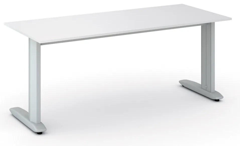 Kancelářský psací stůl PRIMO FLEXIBLE, 180x80 cm, bílá