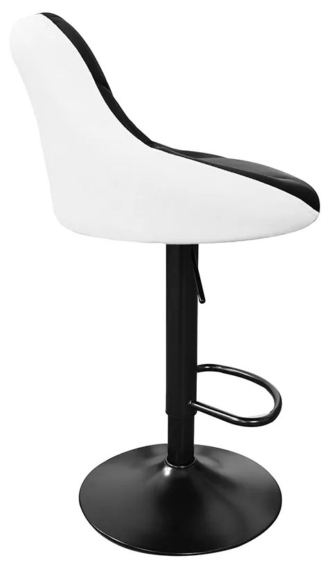 Aga Barová židle MR2000 Černá/Černo-bílá