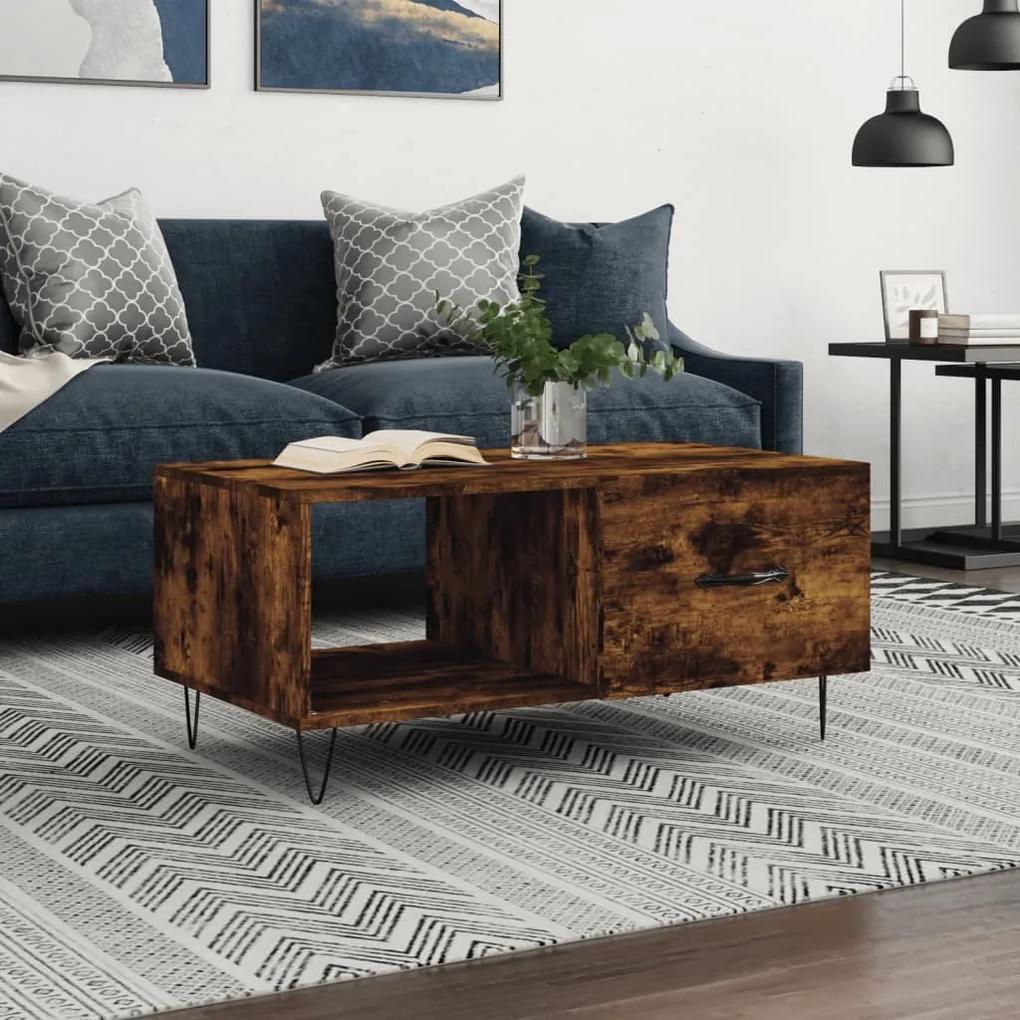 vidaXL Konferenční stolek 90 x 50 x 40 cm kompozitní dřevo [829209] Barva: Betonová šedá