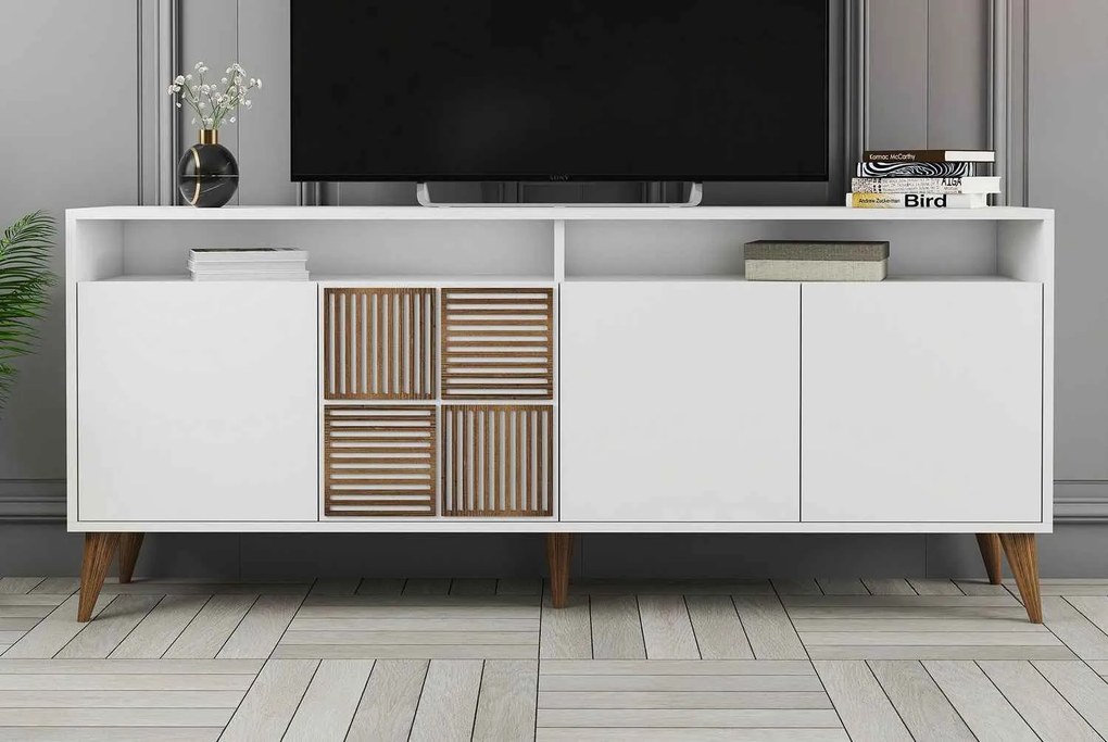 Designová komoda Cadelaria 180 cm bílá