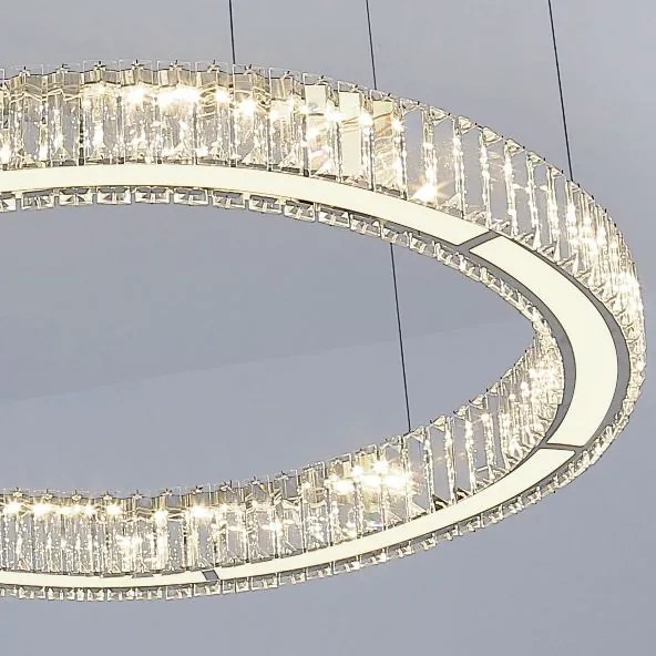 Toolight Toolight, LED závěsné svítidlo 24W 4000lm APP1079-CP, zlatá, OSW-08891