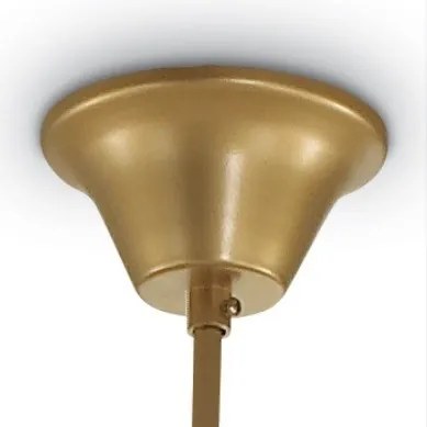 Závěsné svítidlo Ideal Lux Konse SP7 oro 156033 zlaté 80cm