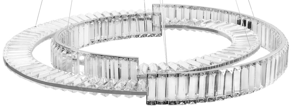 Toolight Toolight, LED křišťálové stropní svítidlo APP1525-CP60/80, chrom, OSW-06973