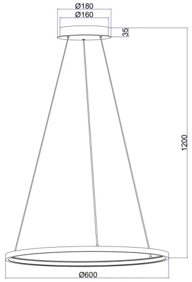Globo 67192-29 - LED Lustr na lanku RALPH LED/29W/230V
