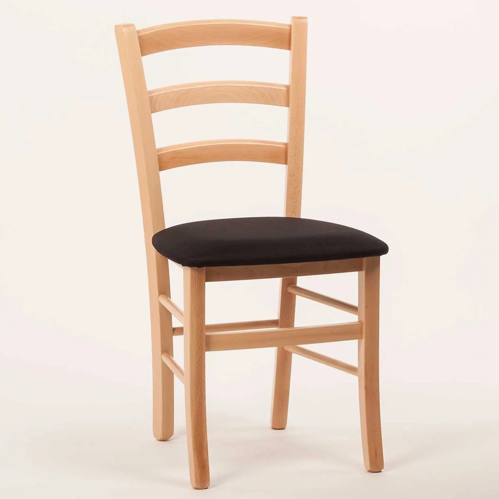 Stima Židle PAYSANE s čalouněným sedákem třešeň LUX zelená 18