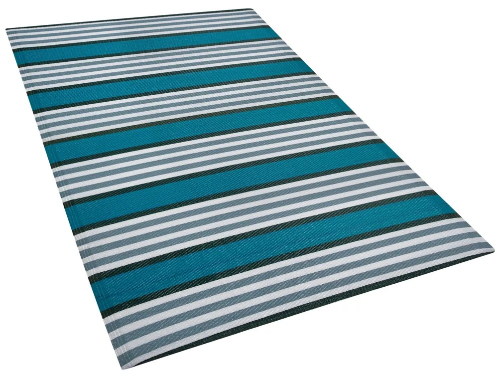Modrý venkovní koberec 120 x 180 cm ELURU