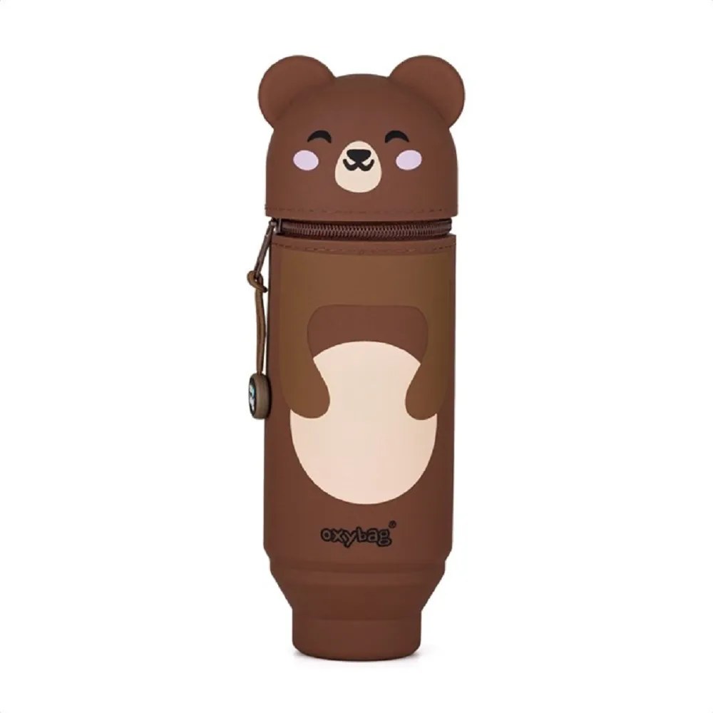 Oxybag - penál etue Medvěd, silikonový