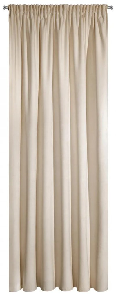 ZATEMŇOVACÍ ZÁVĚS NA PÁSCE VILLA 140X270 CM BÉŽOVÁ