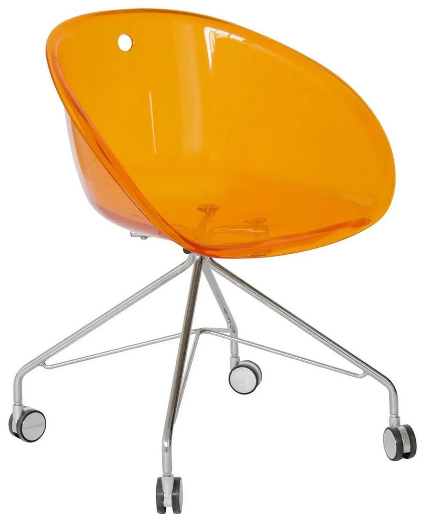 PEDRALI - Židle GLISS 968-DS žlutooranžová - VÝPRODEJ - sleva 20%