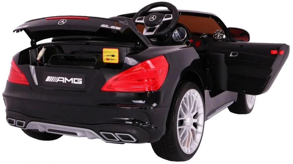 Dětské elektrické auto Mercedes AMG SL-65 Černé - Lakované