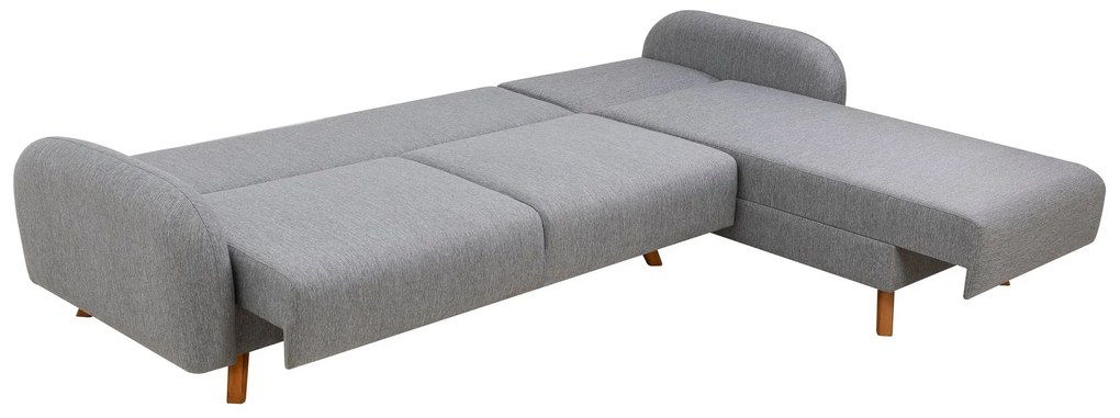Hanah Home Rohová pohovka HERA šedá 237 cm