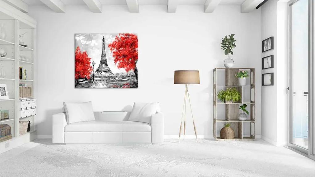 Malvis ® Obraz na plátně reprodukce Paříž Velikost: 150x130 cm
