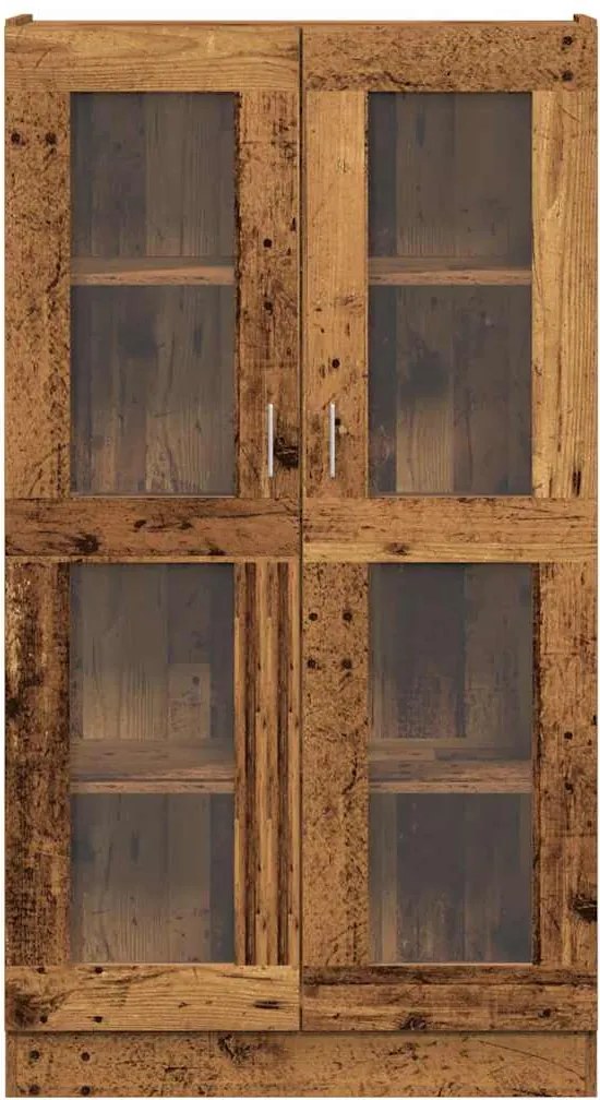 Skříň old wood 82,5 x 30,5 x 150 cm kompozitní dřevo 3318718