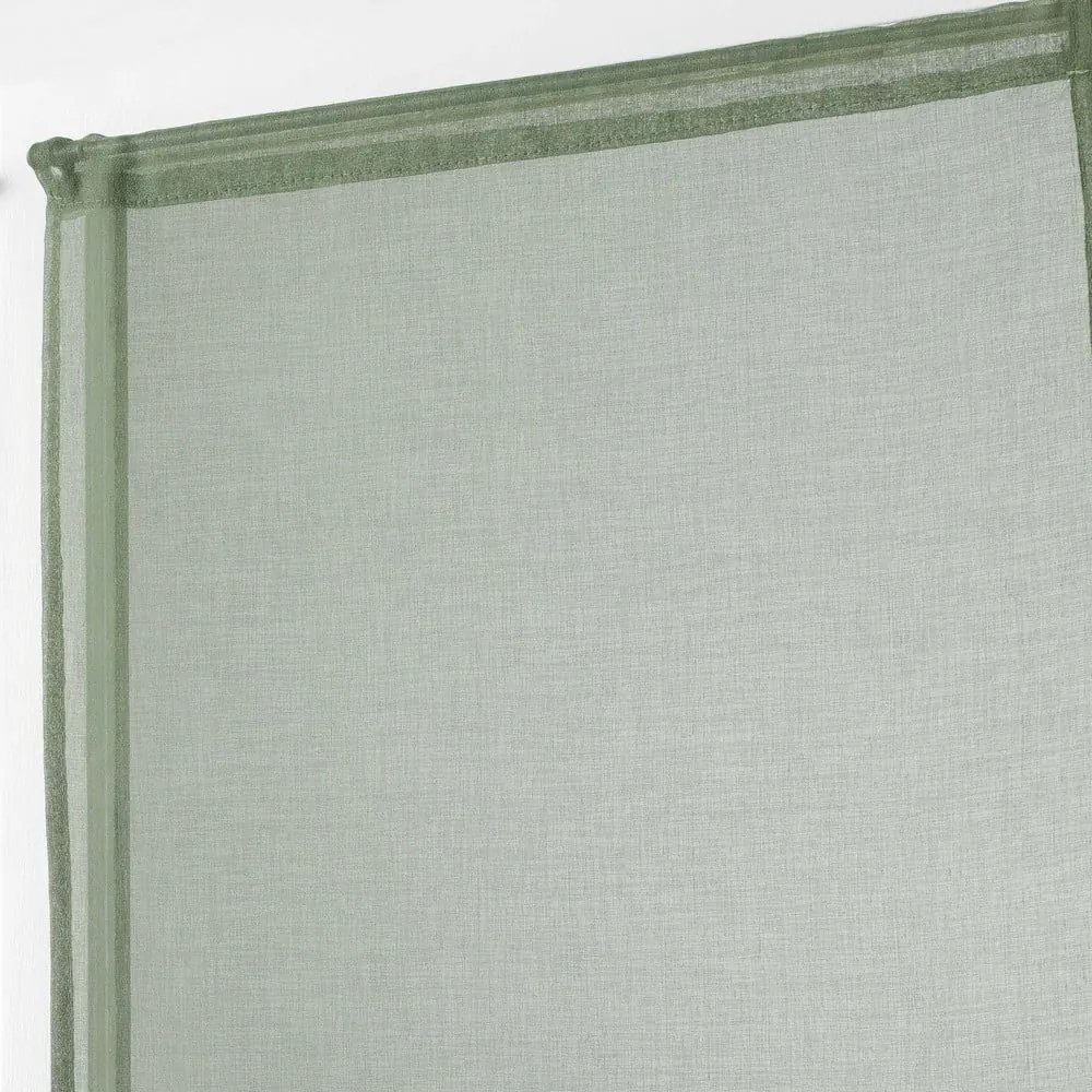 Khaki voálové záclony v sadě 2 ks 60x90 cm Sandra – douceur d'intérieur