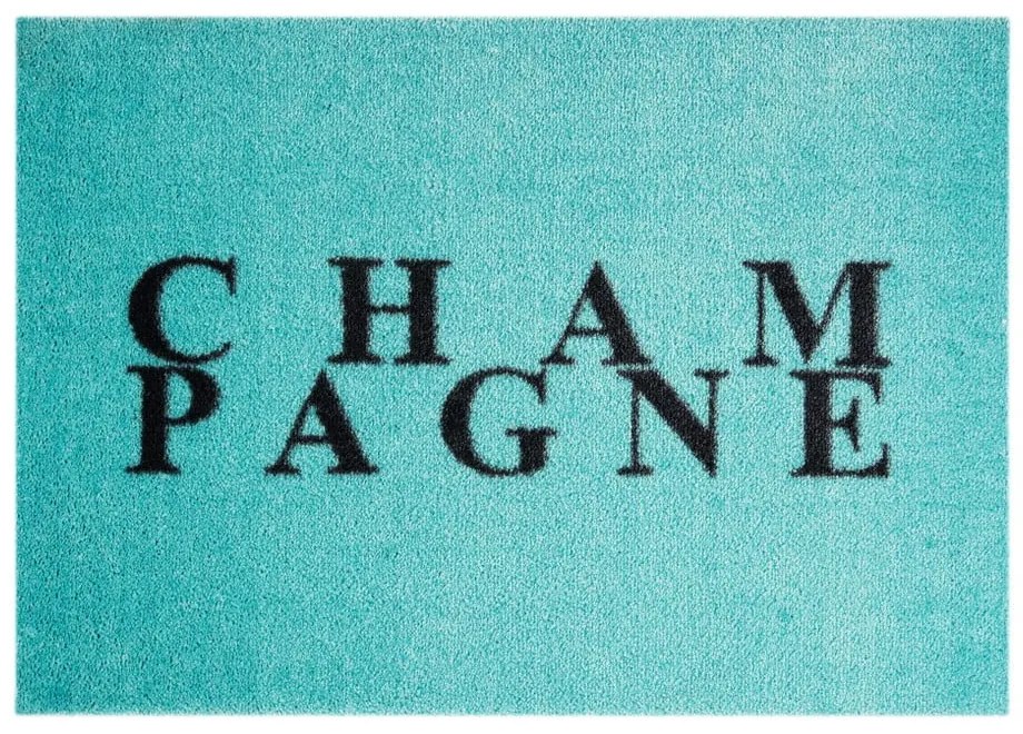 Modrá rohožka Mint Rugs StateMat Champagne, 50 x 75 cm