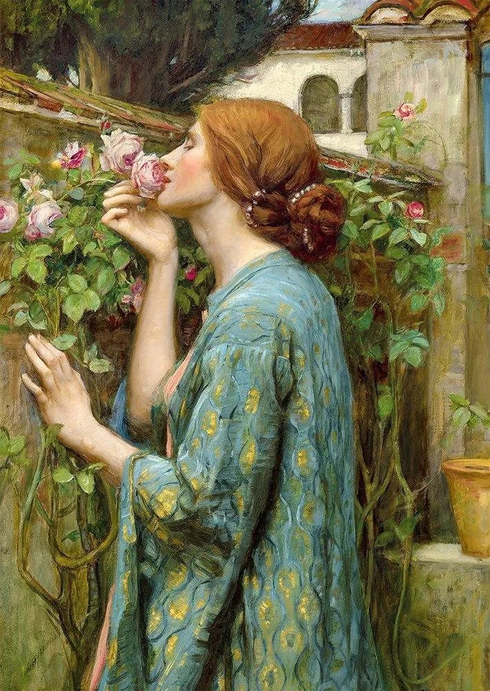Puzzle enjoy john william waterhouse: duše růže 1000 dílků