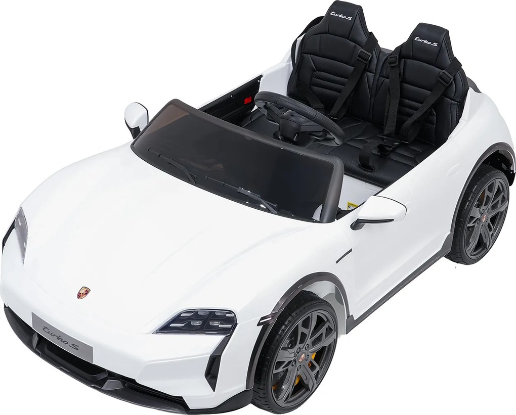 Ramiz Porsche Taycan Turbo S bílé autíčko