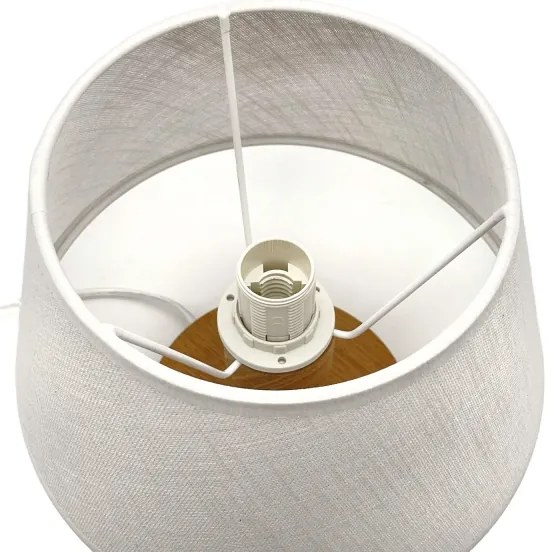 Brilagi - LED Stolní lampa ANTHONY 1xE14/40W/230V dub/bílá