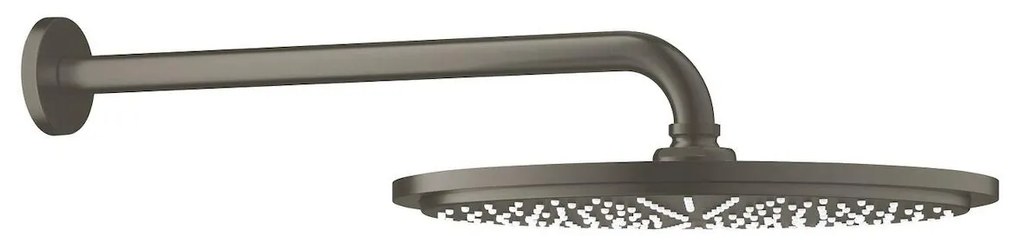 Hlavová sprcha Grohe Rainshower Cosmopolitan Metal včetně sprchového ramena Brushed Hard Graphite 26066AL0