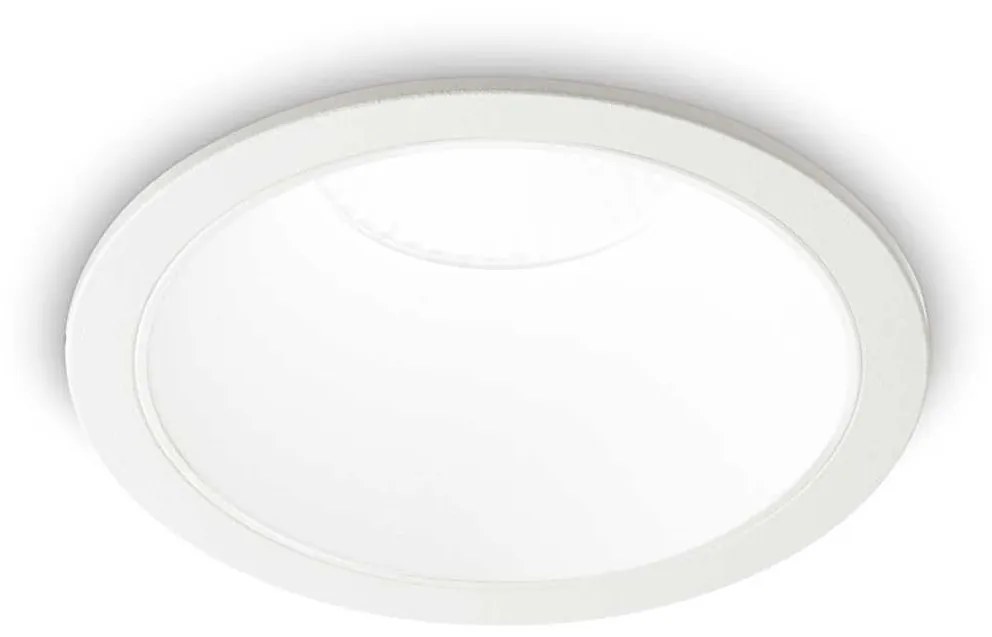 Ideal Lux Stropní vestavné bodové svítidlo LED GAME ROUND Barva: Bílá, Teplota světla: 4000 K, Barva materiálu: Bílá