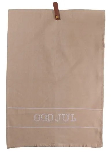 Kuchyňská utěrka God Jul Beige 50x70 cm Storefactory Scandinavia