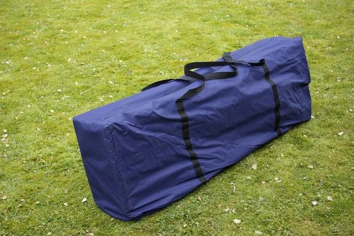 Nůžkový párty stan 3 × 6 m s bočními stěnami, bílý