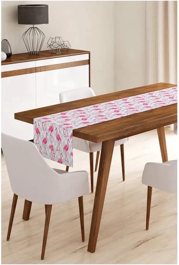 Běhoun na stůl z mikrovlákna Minimalist Cushion Covers Simple Flamengo, 45 x 145 cm