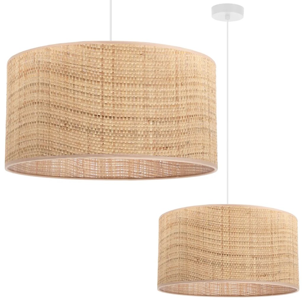 Závěsné svítidlo Rattan, 1x ratanové stínítko, (fi 40cm), w