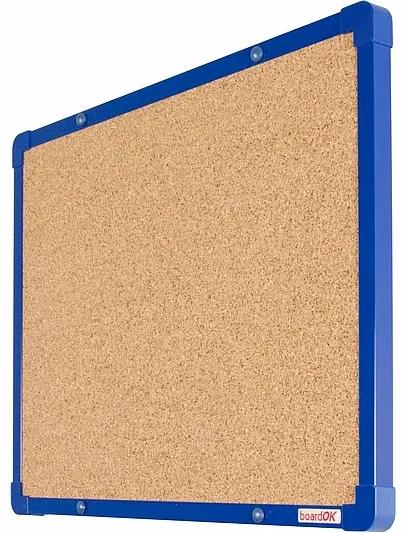 Korková nástěnka 60x45 (AL rám modrý)
