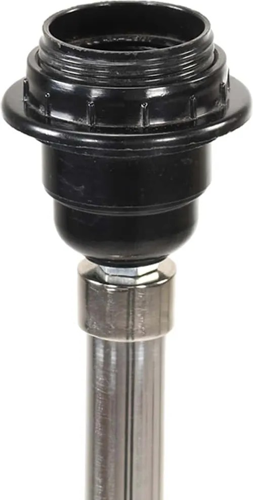 Stojací lampa stativ medově hnědá a bílá masivní teak 141 cm 288077