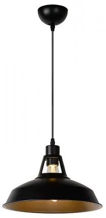 LUCIDE BRASSY-BIS Pendant E27 D31cm Black, závěsné svítidlo, lustr