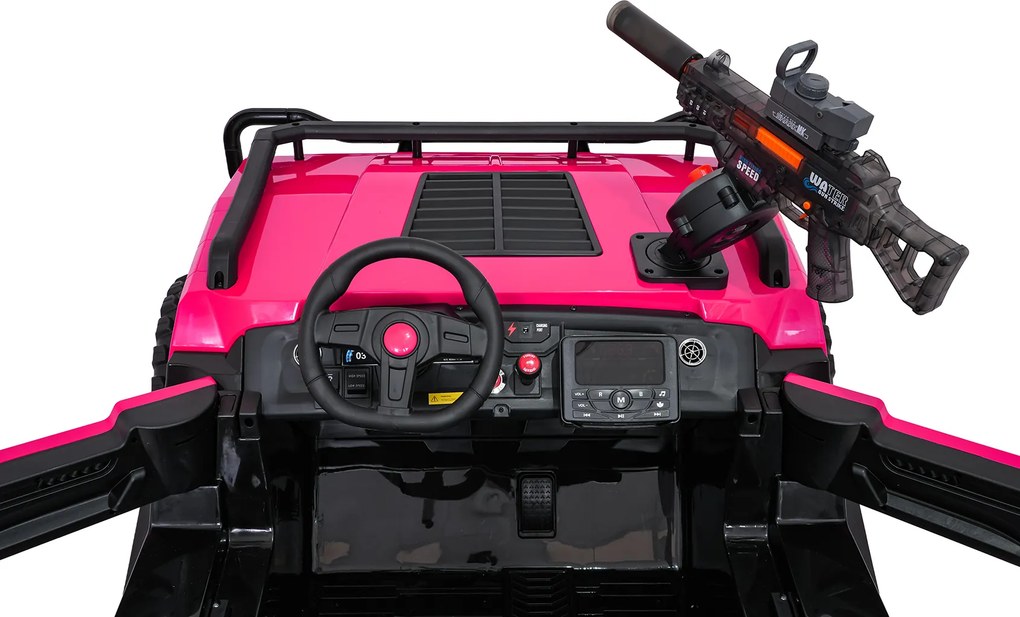 Ramiz Elektrická bugina PROSPECTOR STRONG pro děti růžová + pohon 4x4 + dálkové ovládání